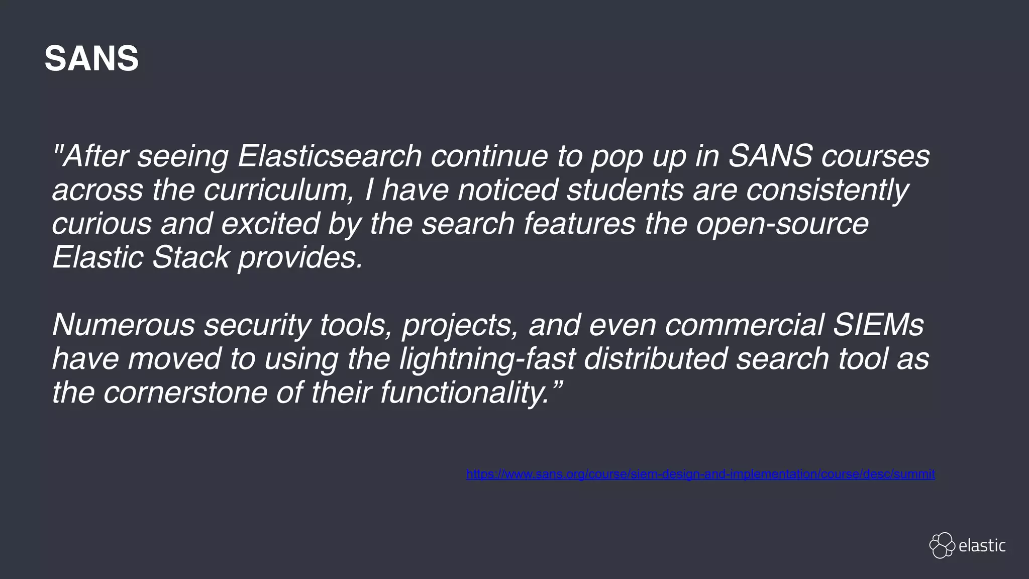 Hunting for Evil with the Elastic Stack | PDF | Internet | Computing