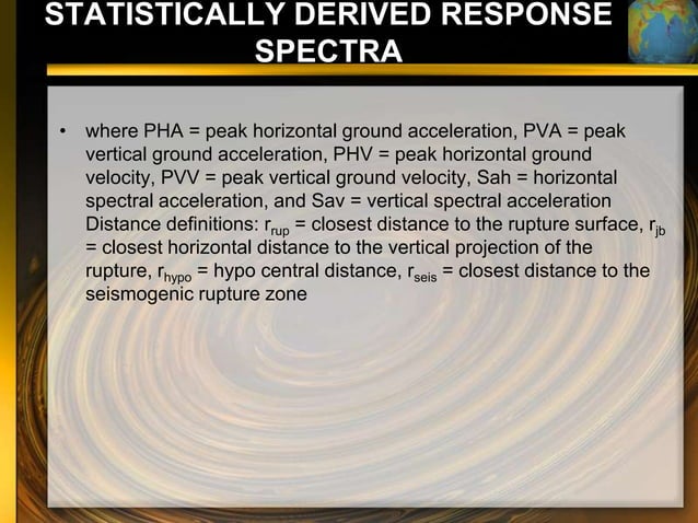 Elastic response spectra | PPT