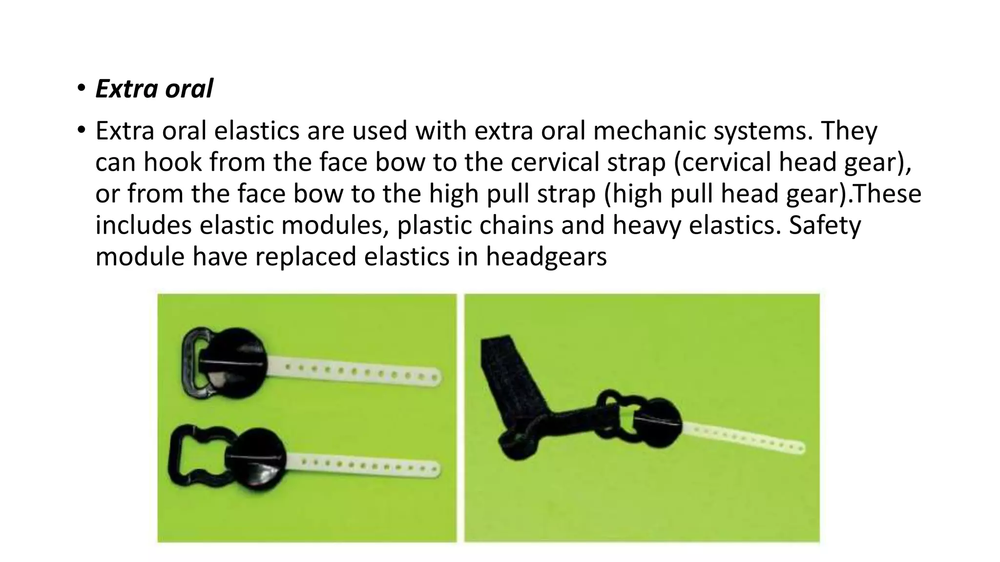 Elastics in Orthodontics -part I | PPTX