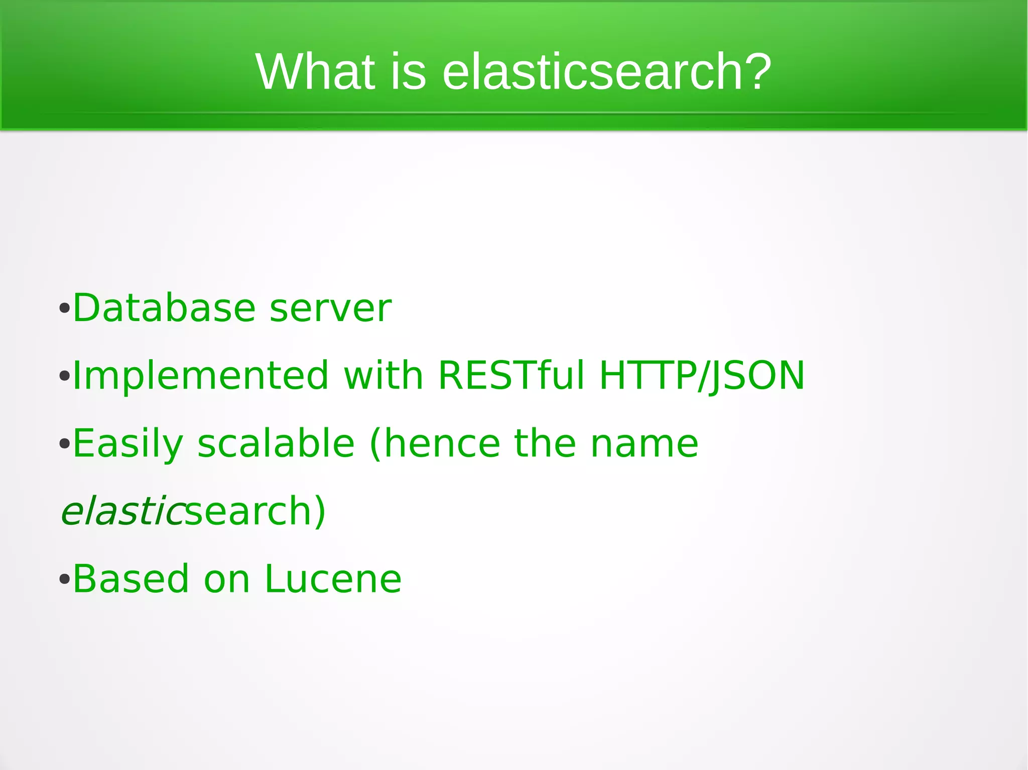 Elasticsearch Basics | PDF | Search | Internet