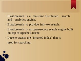 Elastic search | PPT