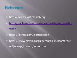 Elastic search | PPT