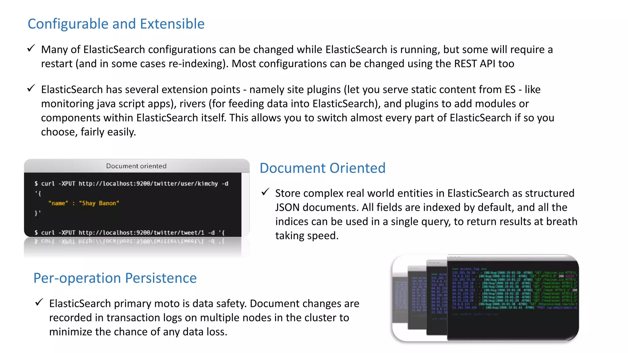 Deep dive to ElasticSearch - معرفی ابزار جستجوی الاستیکی | PPT