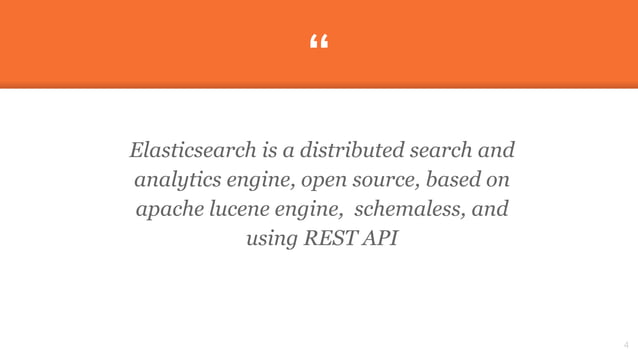 Introduction to elasticsearch | PPT