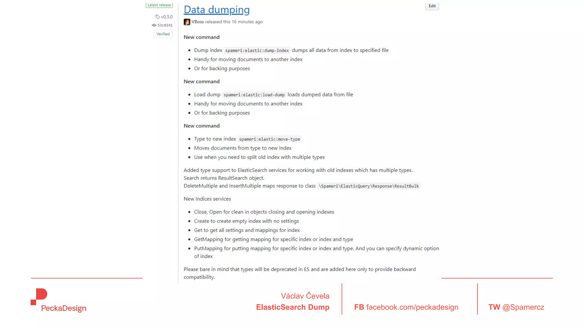 ElasticSearch Dump | PPT