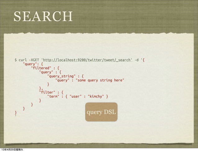 Elasticsearch 實戰介紹 | PPT