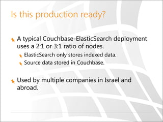 Using Couchbase and ElasticSearch for real-time data analytics | PPT