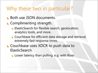 Using Couchbase and ElasticSearch for real-time data analytics | PPTX