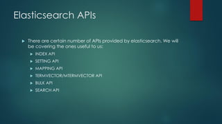 Elasticsearch and Spark | PPT