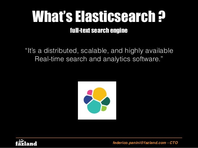 Elasticsearch Quick Intro English