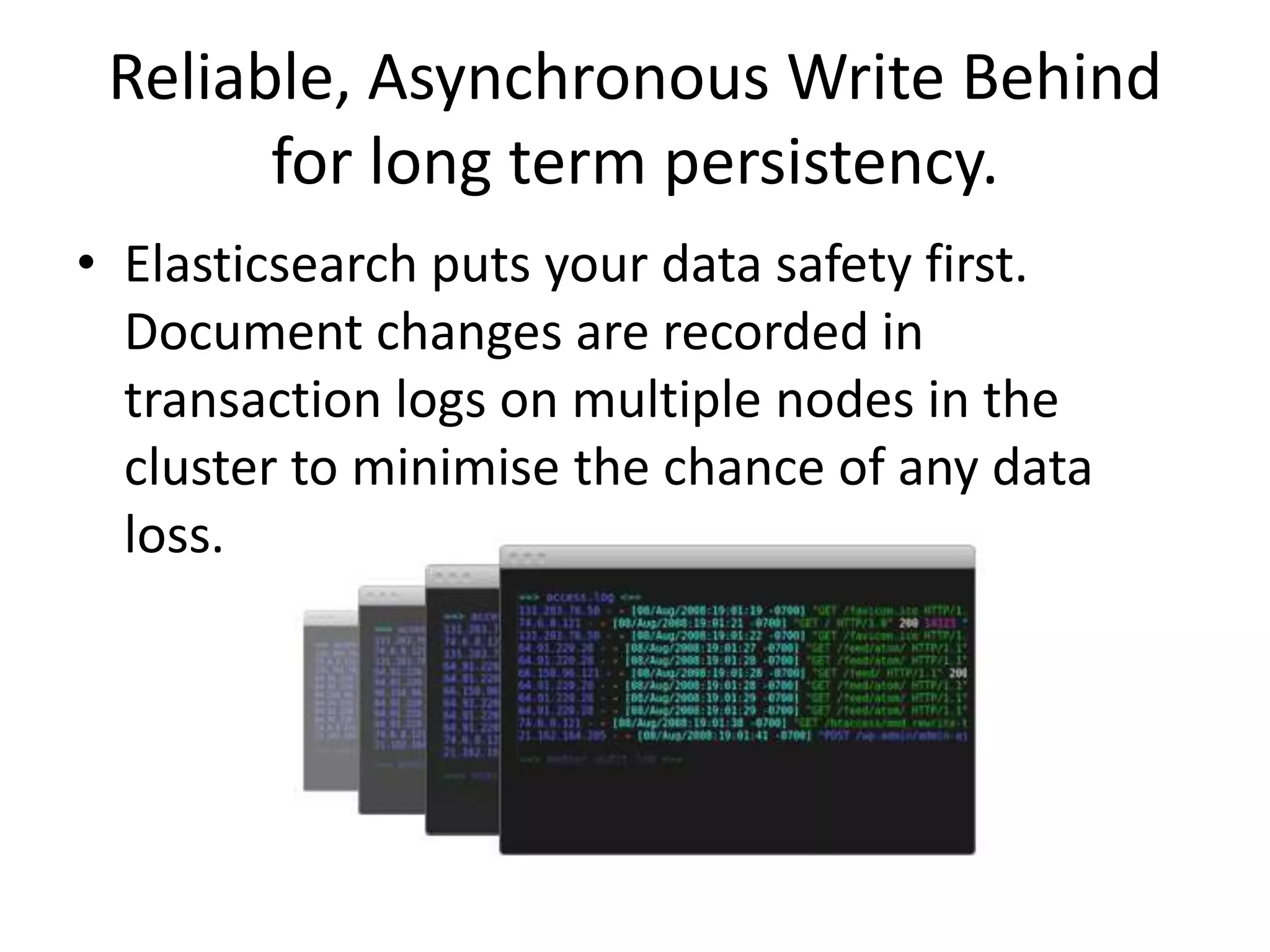 Elasticsearch features presentation | PPTX | Search | Internet