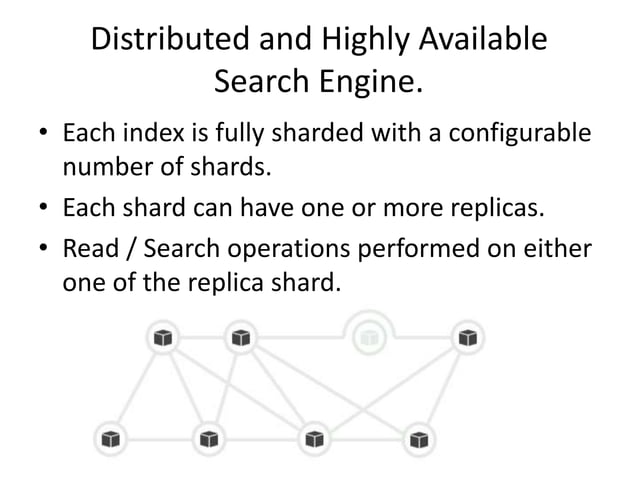 Elasticsearch features presentation | PPTX | Search | Internet