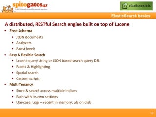ElasticSearch on AWS - Real Estate portal case study (Spitogatos.gr) | PPT