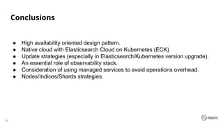 Elasticsearch Operations on K8s - Key Specificities | PPT