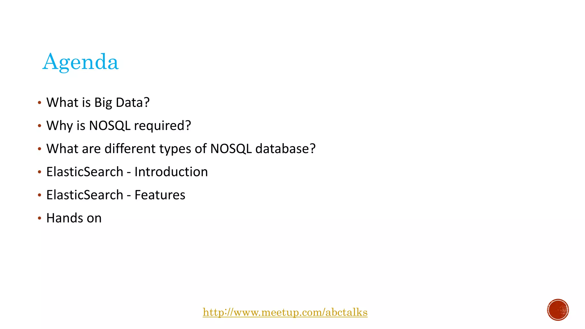 Elastic search overview | PPTX | Databases | Computer Software and Applications
