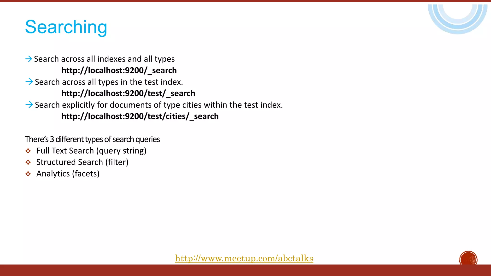 Elastic search overview | PPTX | Databases | Computer Software and Applications