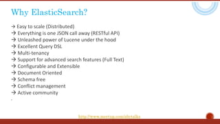 Elastic search overview | PPTX | Databases | Computer Software and Applications