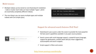 Elastic search overview | PPTX | Databases | Computer Software and ...