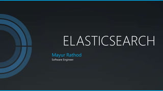 ElasticSearch Basic Introduction | PPTX