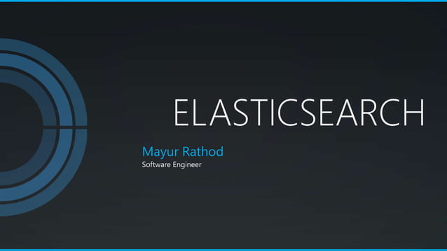 ElasticSearch Basic Introduction | PPTX | Search | Internet