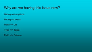 Elasticsearch: Removal of types | PPTX