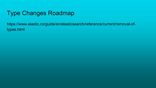Elasticsearch: Removal of types | PPTX