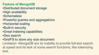 Elasticsearch vs MongoDB comparison | PPT | Free Download