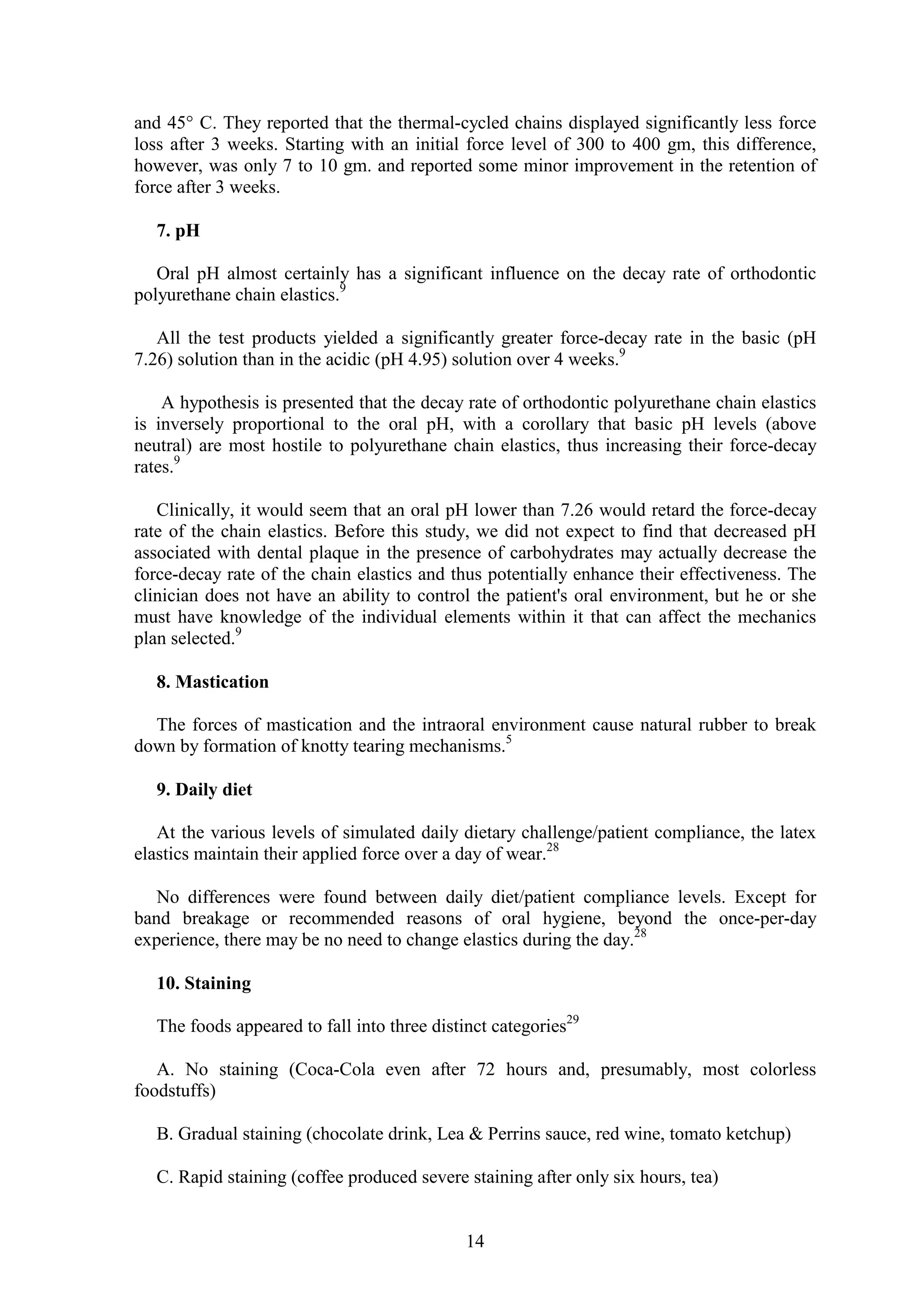 Elastics in orthodontics | PDF