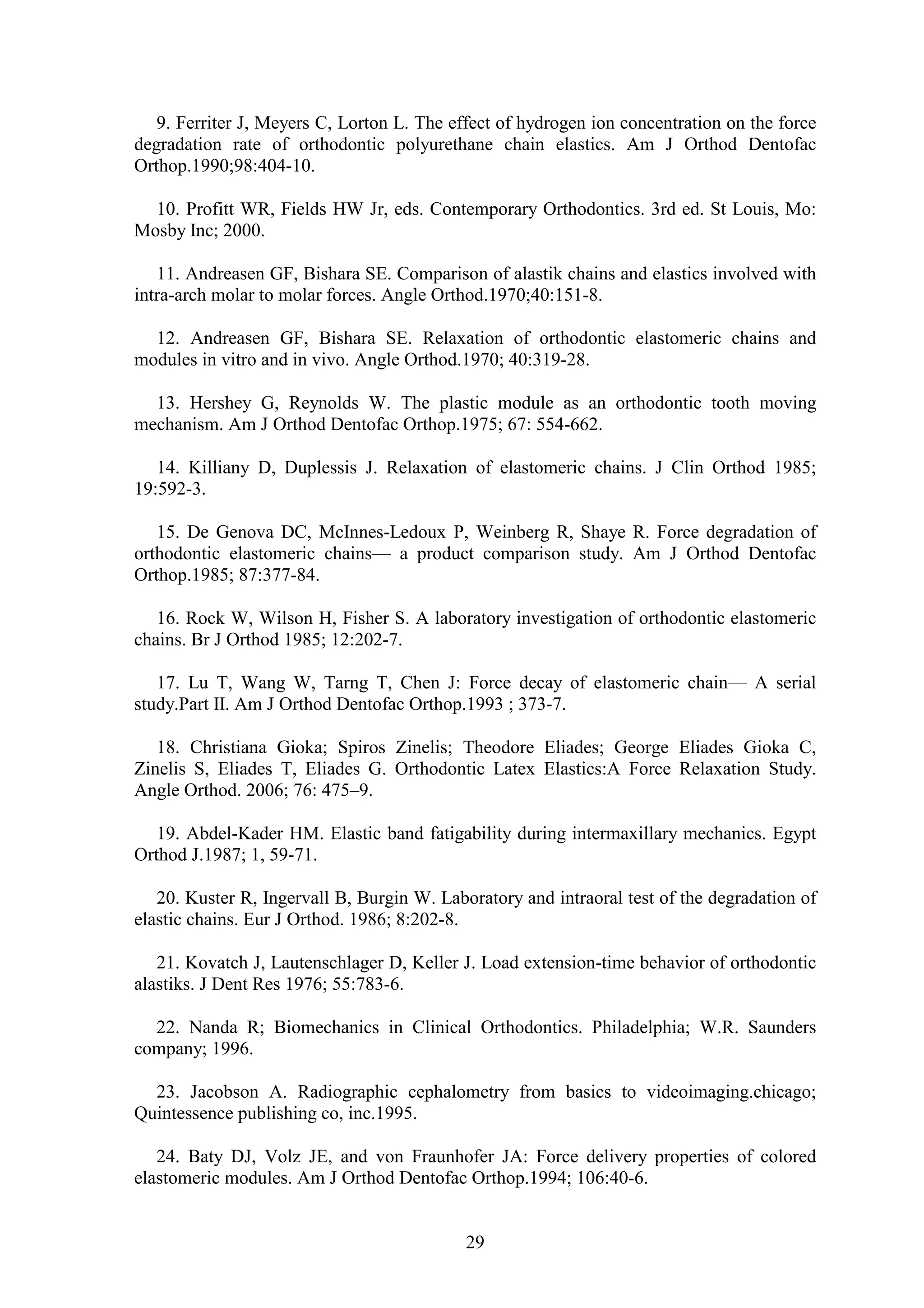 Elastics in orthodontics | PDF