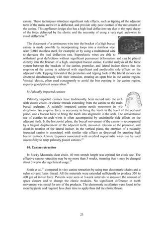 Elastics in orthodontics | PDF