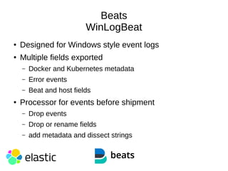 Elastic Stack ELK, Beats, and Cloud | ODP | Cloud Computing | Internet
