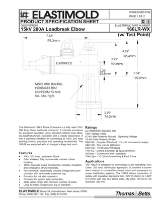 Elastimold Connectors - Loadbreak & Deadbreak Elbow & Bolted Tee ...