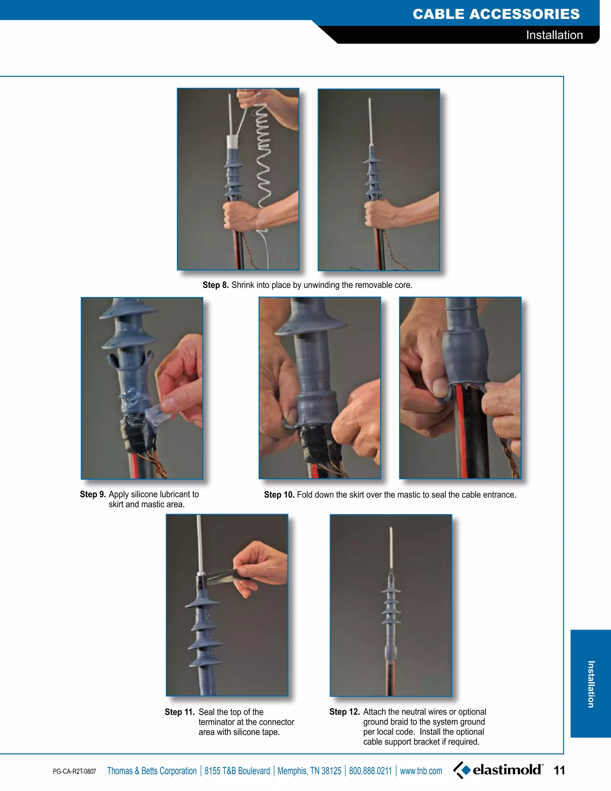 Elastimold Shrink Fit Cable Terminations - Elastimold Ranger 2 | PDF