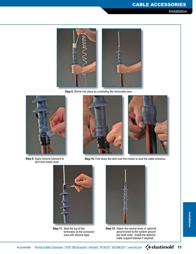 Elastimold Shrink Fit Cable Terminations - Elastimold Ranger 2 | PDF