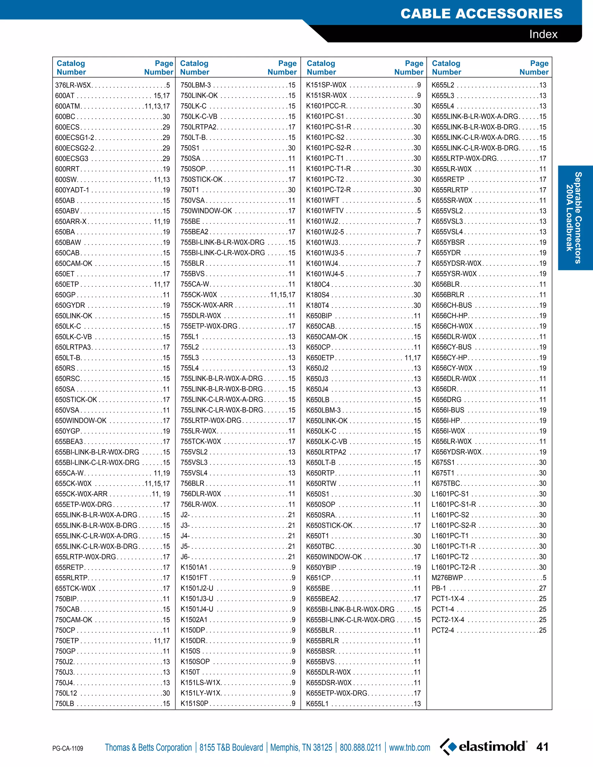 Elastimold - HV High Voltage Joints, Terminations, Loadbreak ...