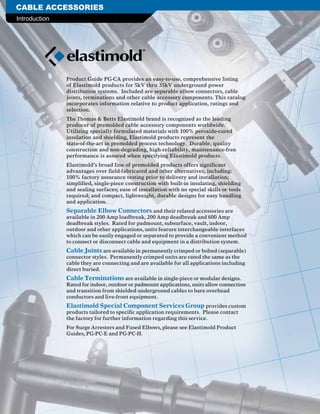 Elastimold - HV High Voltage Joints, Terminations, Loadbreak ...