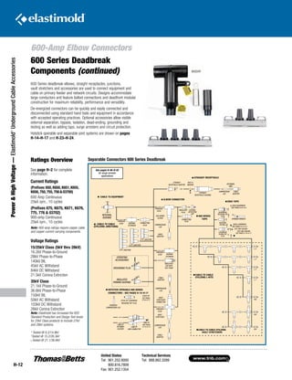Elastimold Connectors - Loadbreak & Deadbreak Elbow & Bolted Tee ...