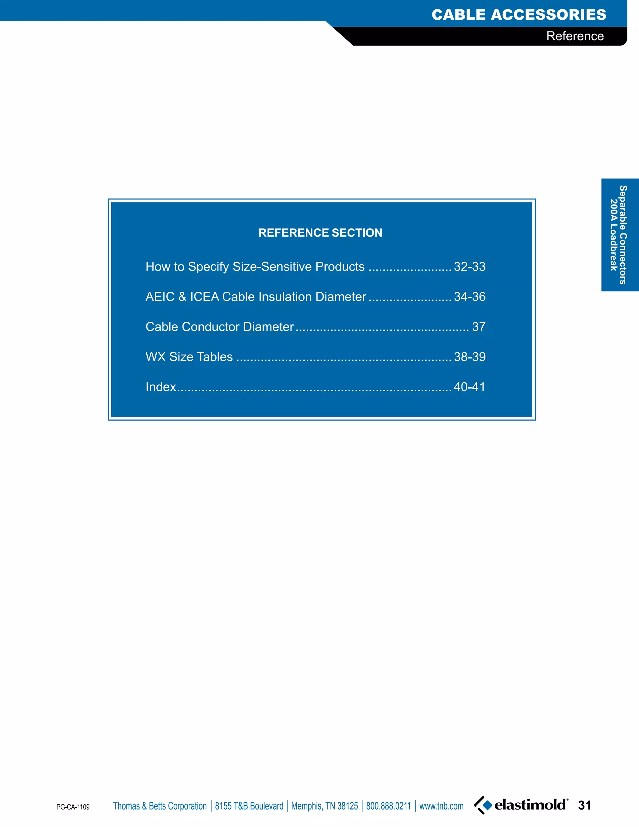 Elastimold Connectors Loadbreak & Deadbreak, Cable Joints & Cable ...