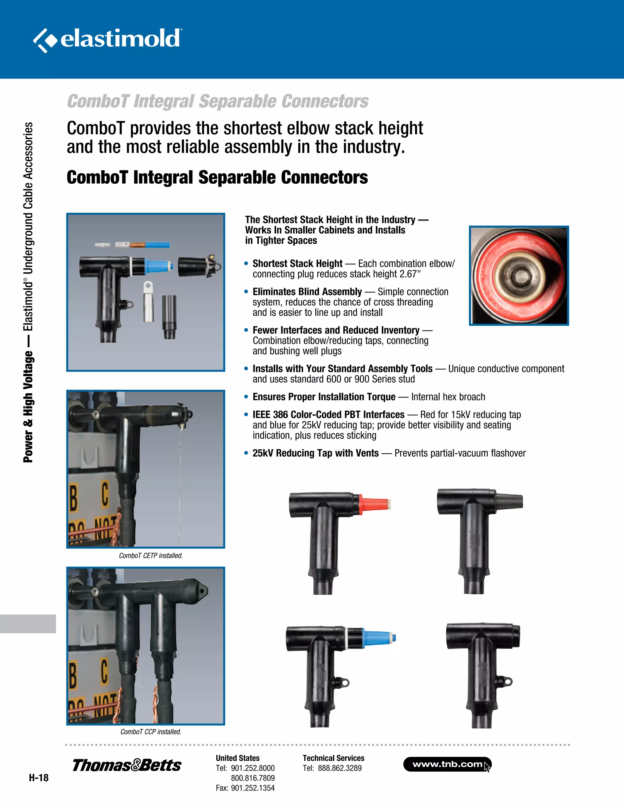 Elastimold - Cable Connectors, Joints, Terminations Catalogue | PDF