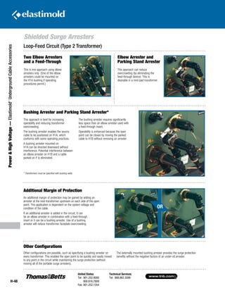 Elastimold - Cable Connectors, Joints, Terminations Catalogue | PDF ...