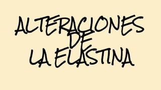Elastina Y SUS CARACTERISTICAS BÁSICAS | PPTX