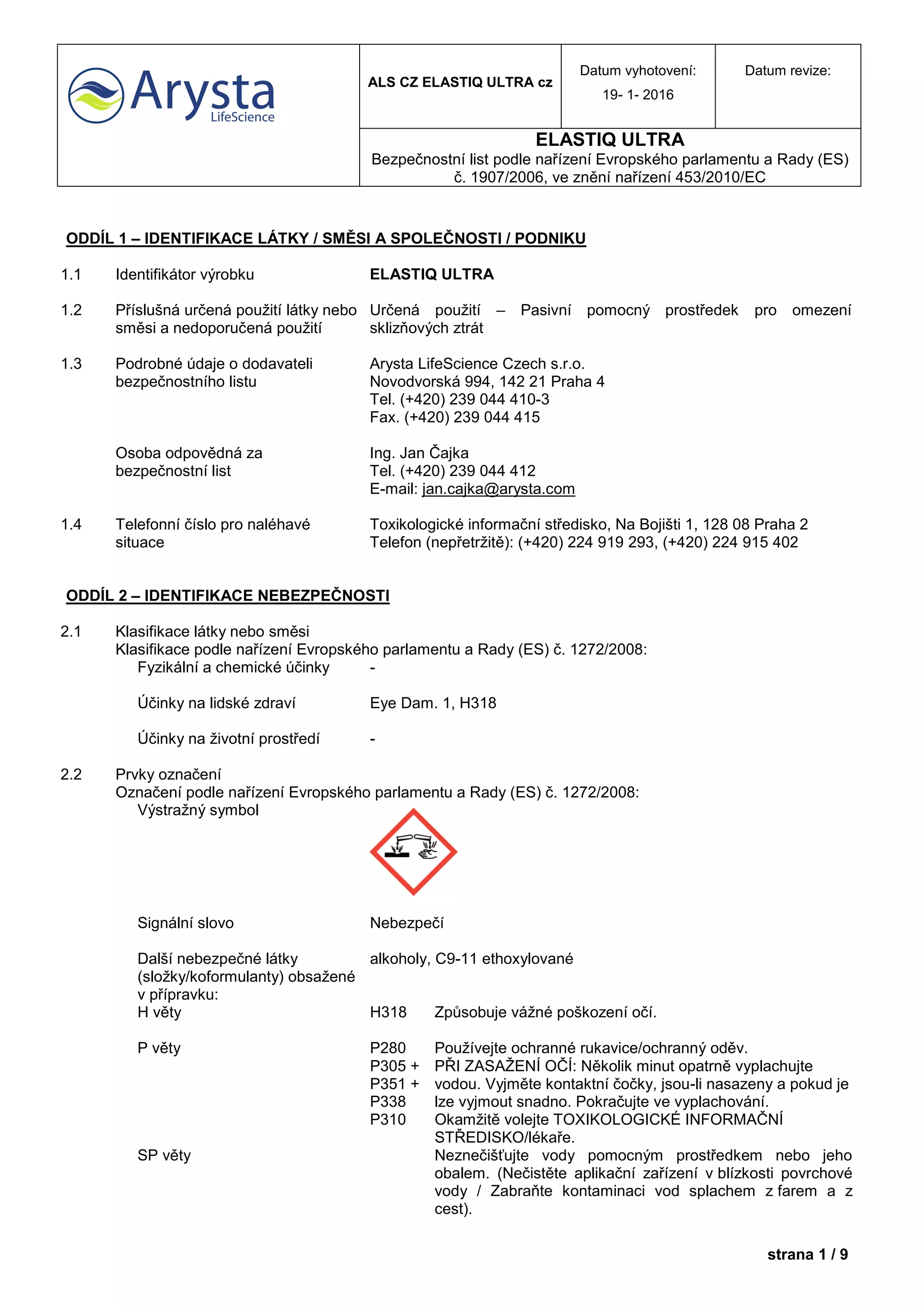 Elastiq ultra msds | PDF