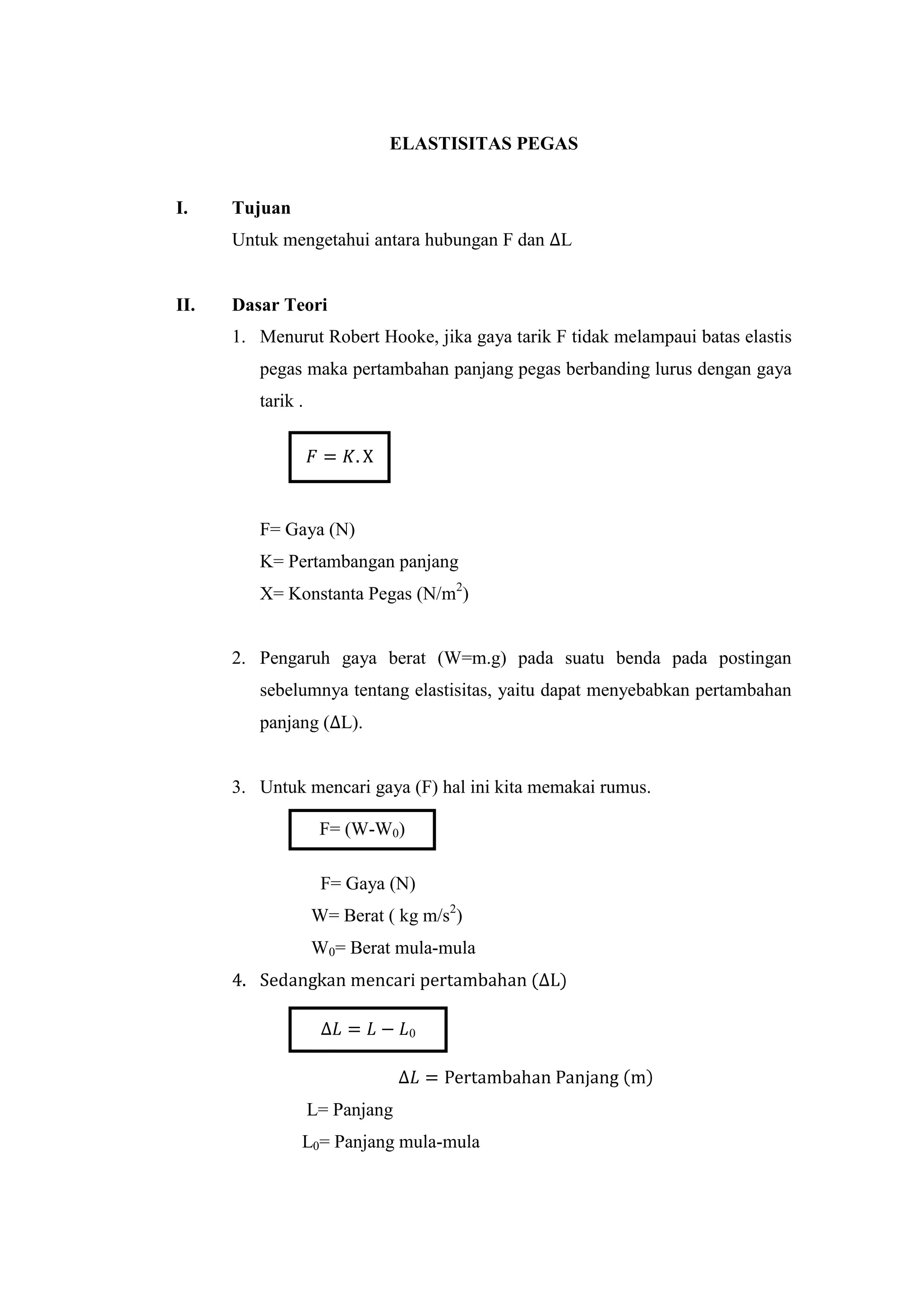 Elastisitas pegas | DOCX