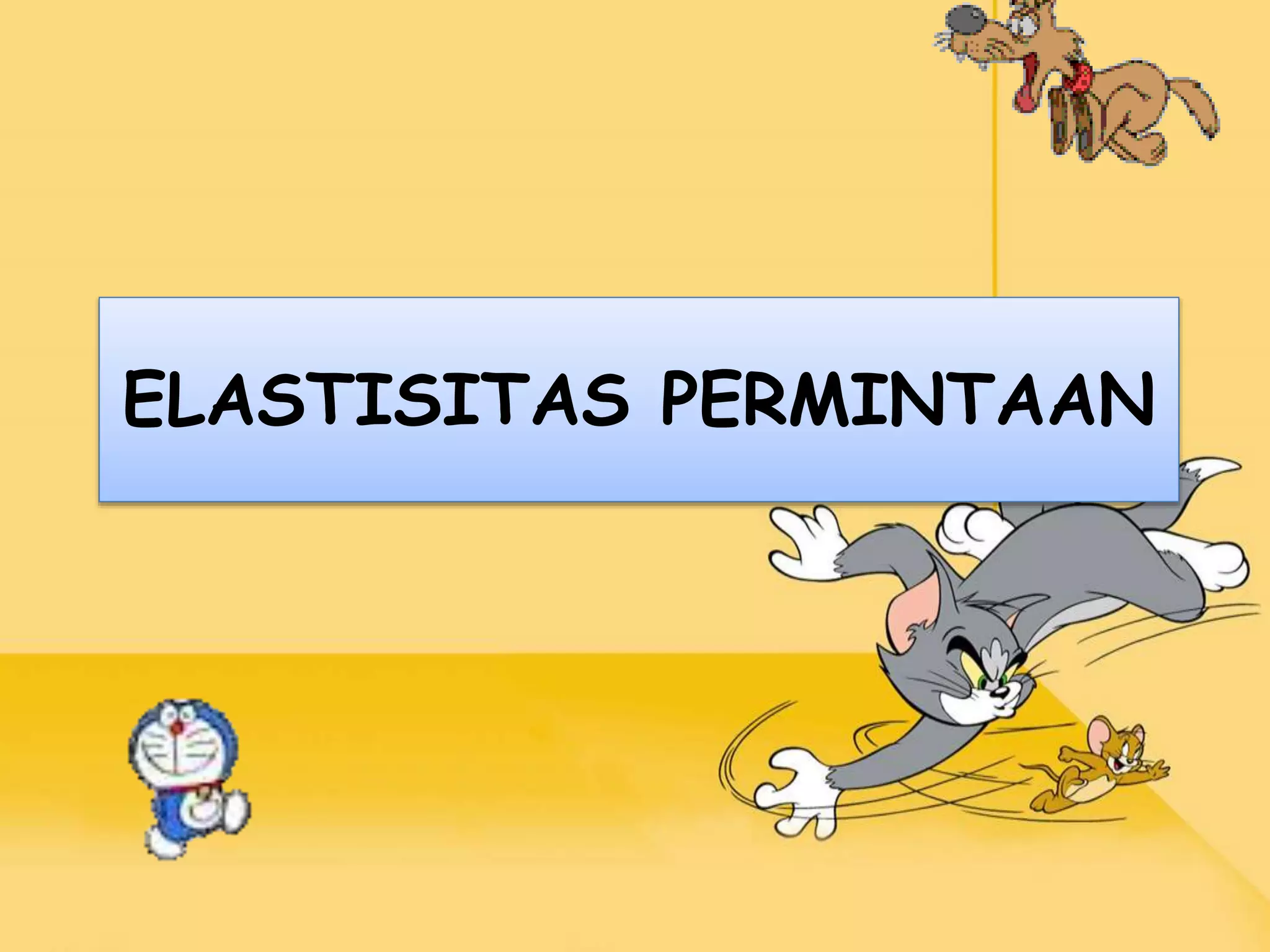 Elastisitas permintaan | PPTX