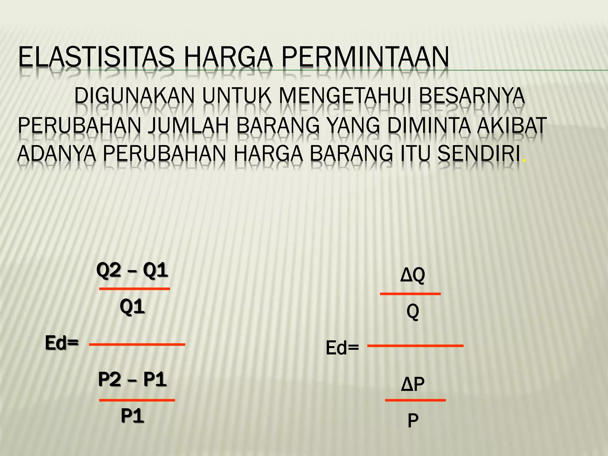 Elastisitas permintaan dan penawaran | PDF