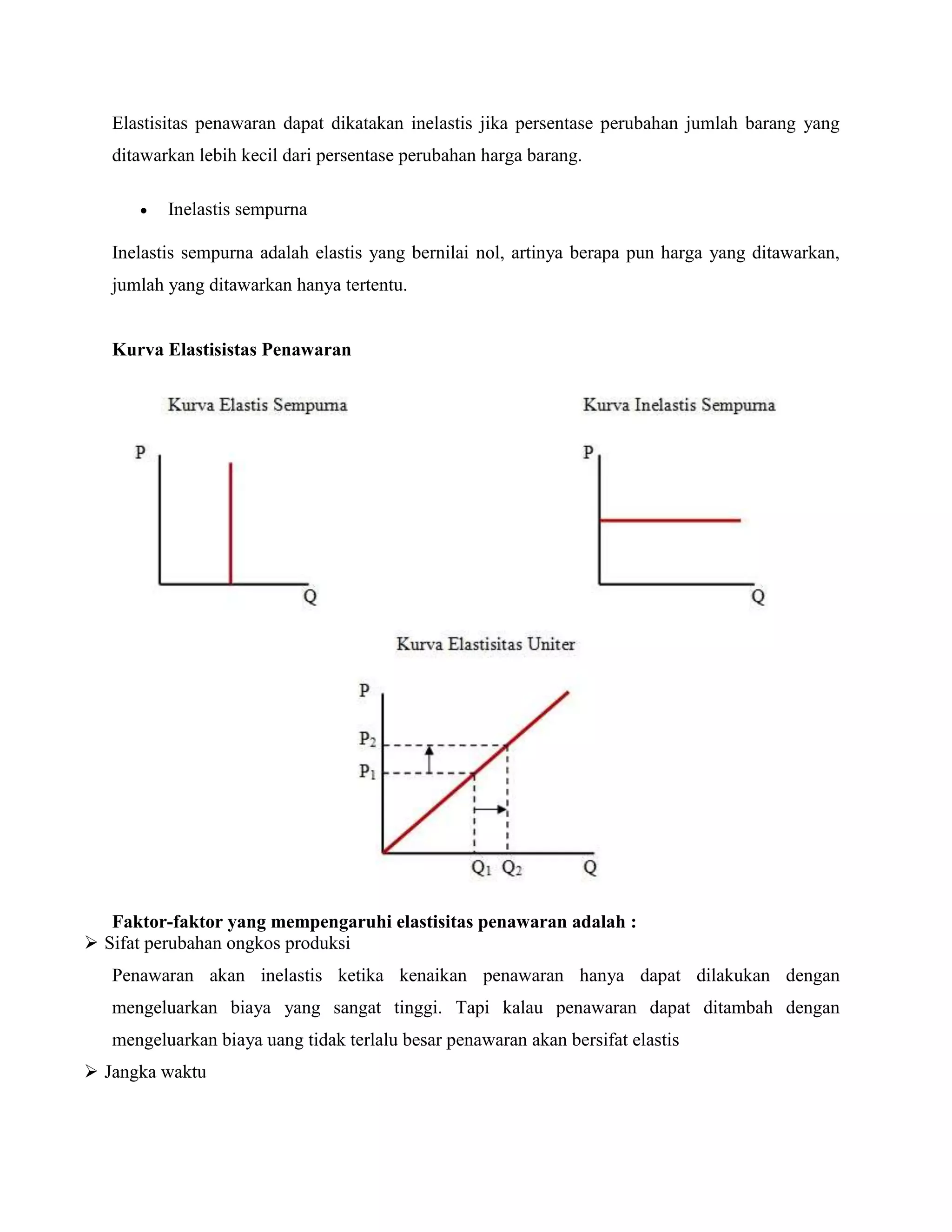 Elastisitas permintaan dan penawaran | DOCX
