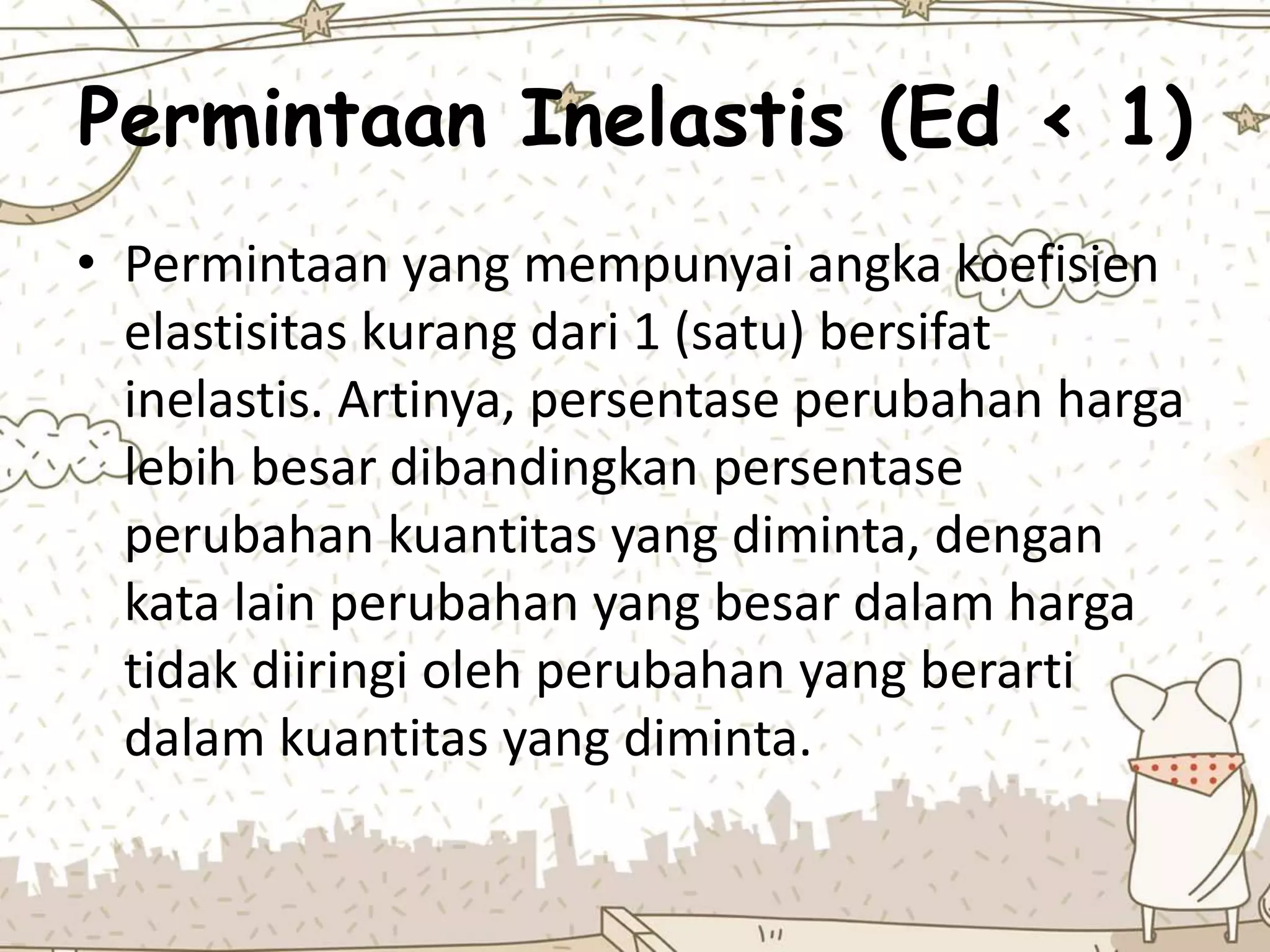Elastisitas permintaan dan penawaran | PPTX