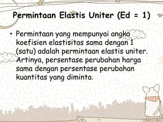 Elastisitas permintaan dan penawaran | PPTX
