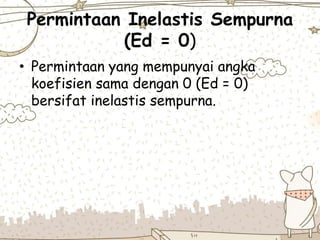 Elastisitas permintaan dan penawaran | PPT