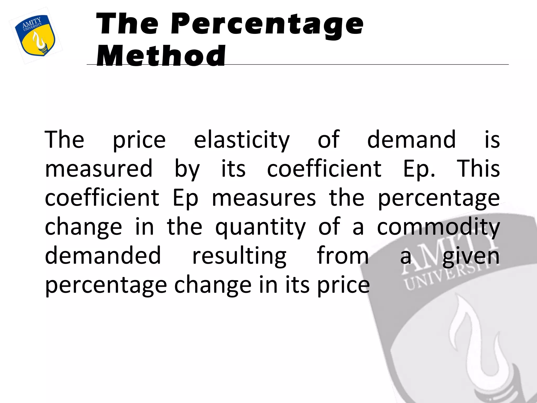 Elastisity of demand - case study | PPT